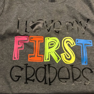 I Love My First Graders Svg, First Grade Svg, Teacher Svg, Back to ...