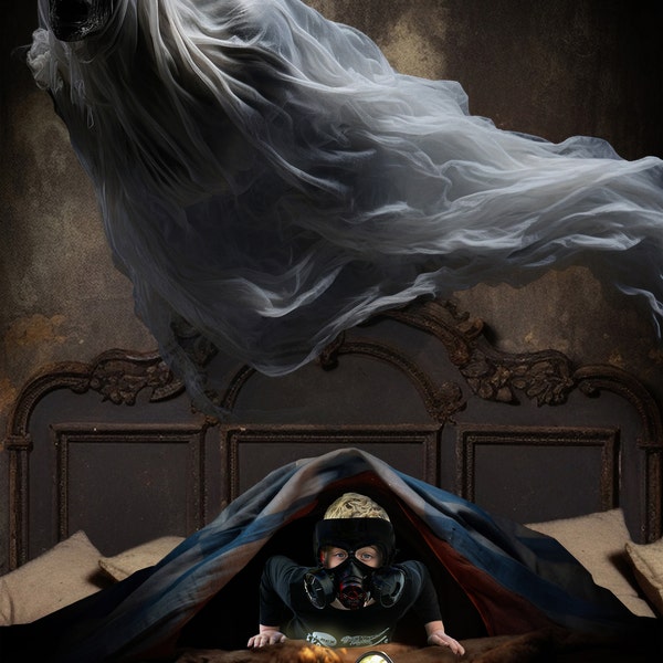 Ghost Story Digital Backdrop for Composite Images, Photo Insert ...