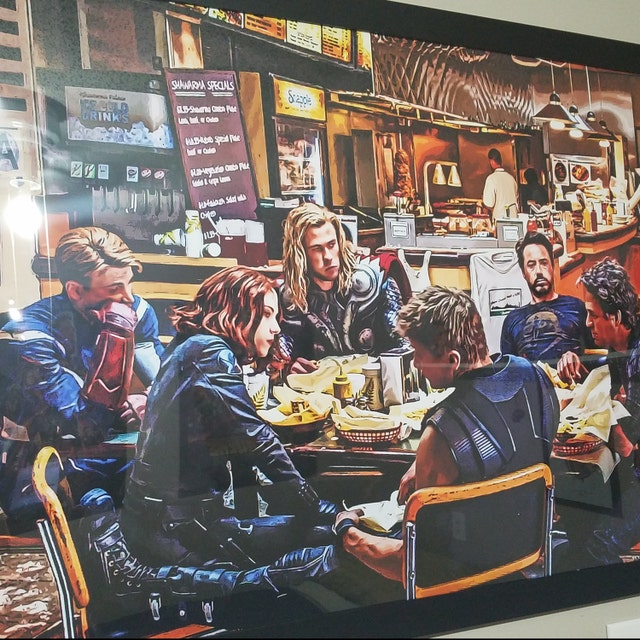 Shawarma Avengers Poster