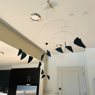 Triangle Mobile / Blue & Yellow - Etsy