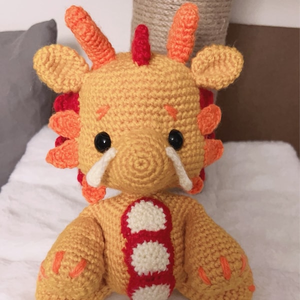 Crochet Dragon Amigurumi PATTERN, Chinese Dragon PDF (DIY) - Etsy