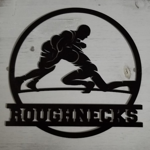 Custom Wrestling Sign Metal Wall Art Led Light, Wrestler Name Sign ...