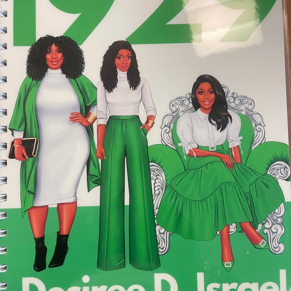 1908 Sisterhood in Pink & Green | the Original Planner Notebook ...