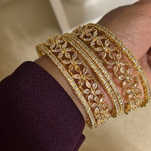 Antique Silver Bangle/bracelet Oxidized German Silver Bangle Set ...