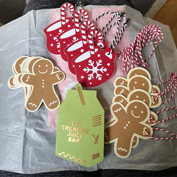 Gift Tags: Gingerbread Men - Etsy