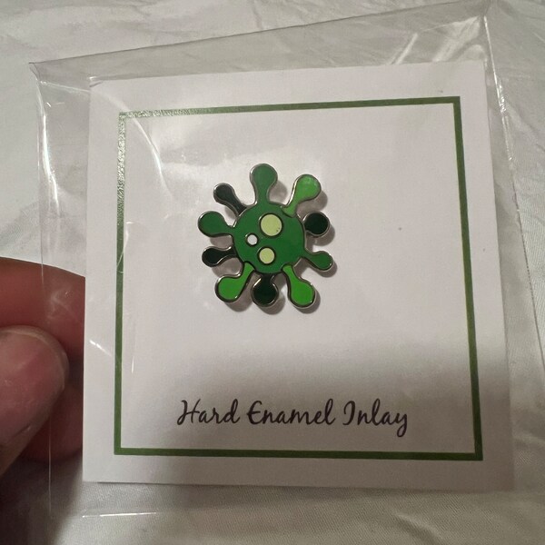 Virus Enamel Lapel Pin- EP120- Virus, Infectious Agent, Microbiology ...