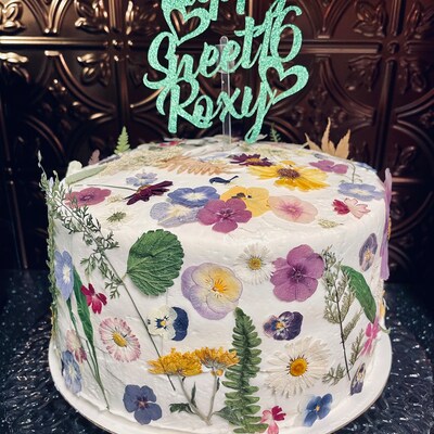 Personalized Cake Topper Custom Happy Birthday Cake Decoration - Etsy