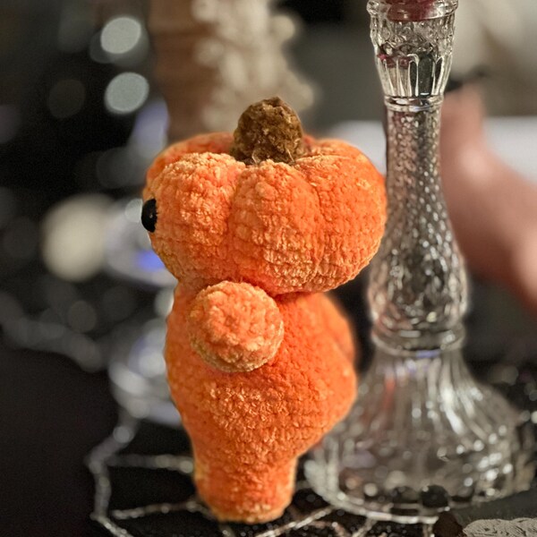 Cheeky Pumpkin Head With Booty Crochet Pattern PDF - Etsy