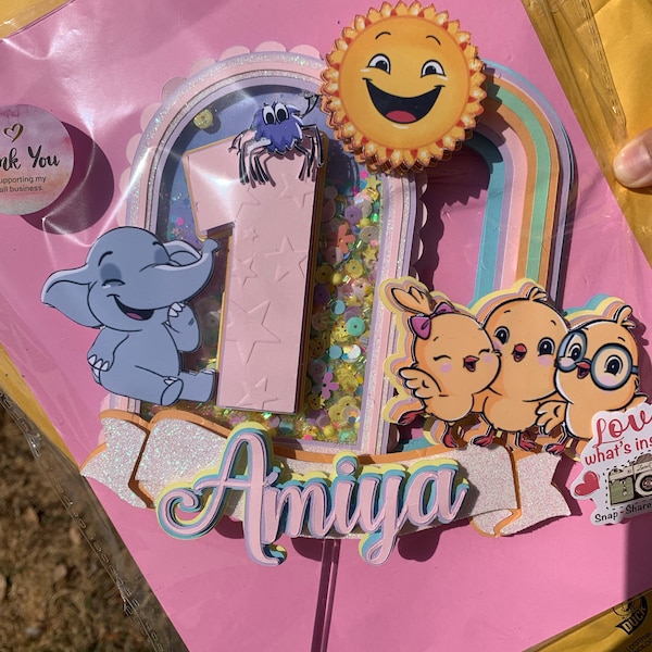 Cánticos Cake Topper, Pollitos Cake Topper,cánticos Party Theme ...