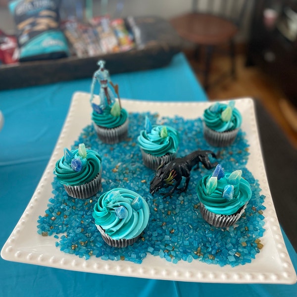 Rock Candy Teal | Mini Rock Candy Gems | Geode Cake, Cookies and Treats ...