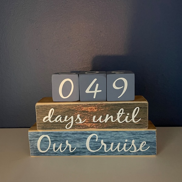 Cruise Vacation Countdown, Days Until, or Optional (weeks Until), Our ...