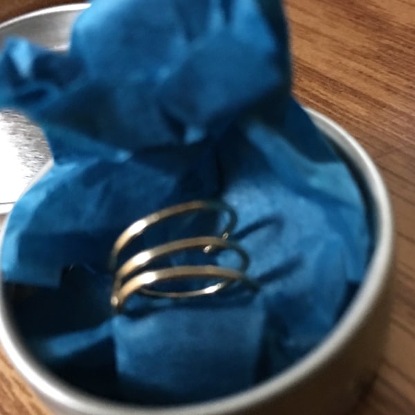 Triple Hoop Nose Ring for Single Pierced Nose, 22 Gauge or 20 Gauge ...