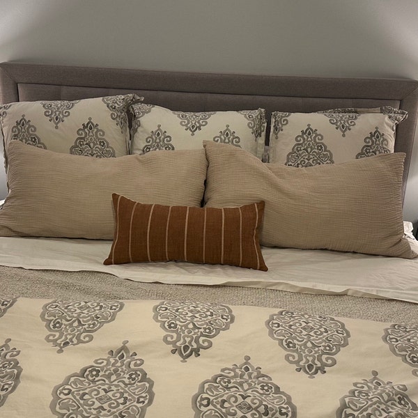 Grey Pillow Cover, 20x20, 22x22, 24x24 Charcoal Pillow, Designer Toss ...