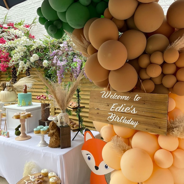 Large Fox Cutout, Cute Fox Baby Shower Props, Baby Shower Decor ...