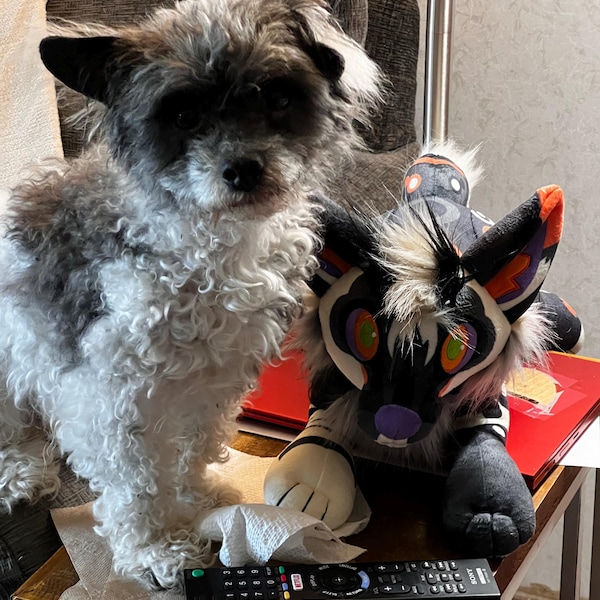 Spooky African Wild Dog Plush - Etsy