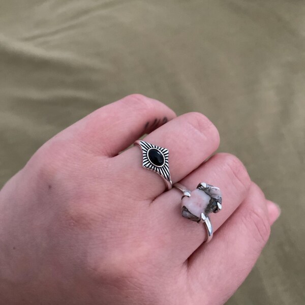 Silver Swirl Ring / Long Scroll Ring / Long Finger Heavy Swirl / Silver ...