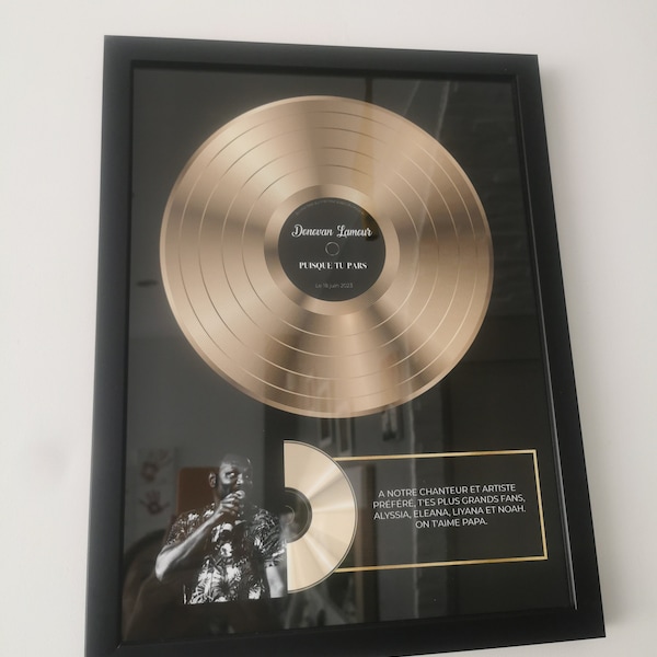 Personalized Plaque, Custom Plaque, Vinyl Record Plaque, Framed Poster ...