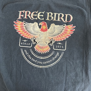 Free Bird Shirt, Comfort Colors Band Tshirt, Old School Band T-shirt ...