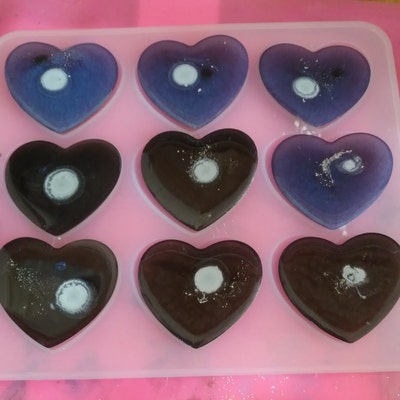 Heart Resin Mould Pocket Hug Heart Silicone Pocket Mould Heart Resin ...