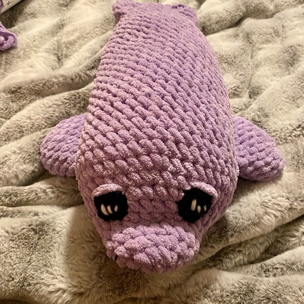 Emotional Support Manatee **crochet Pattern** - Etsy