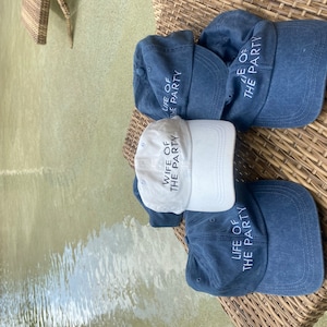 Bachelorette Party Baseball Caps, Wife of the Party, the Party Hats ...