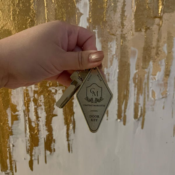 Personalized Gatsby 1920s Wedding Keychain // Save the Date ...