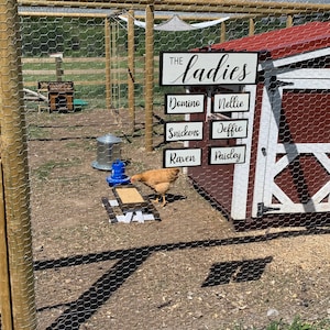 Chicken Coop Name Signcustom Name Platechicken Coop Signname Addition ...