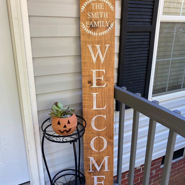 Last Name Sign, Personalized Sign, Family Sign, Custom Sign, Name Sign ...