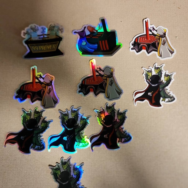 OSRS Inspired 5 Bone Pin Set - Etsy