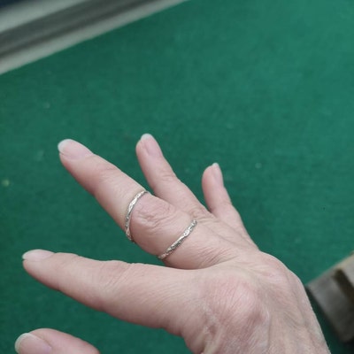 Arthritis Rings, Silver Splint Ring, Adjustable Ring for PIP or DIP ...