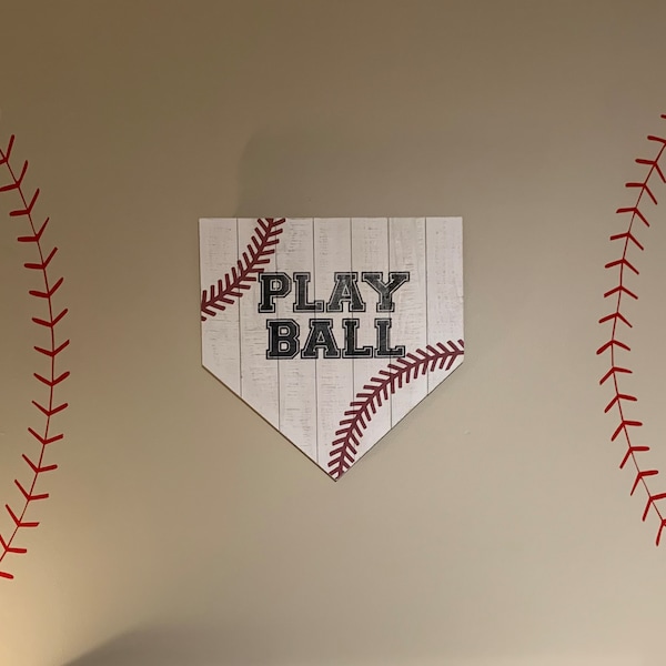 Baseball Laces # 2 ~ Wall Decal - Etsy