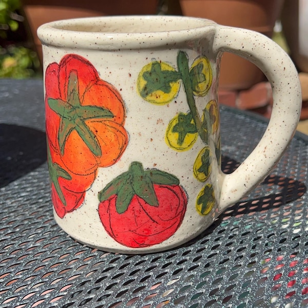 Handmade Tomato Mug Made to Order!! - Etsy