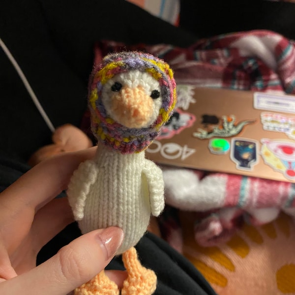 Detailed Pattern in English. How to Knit a Cute Goose. Knitting Pattern ...