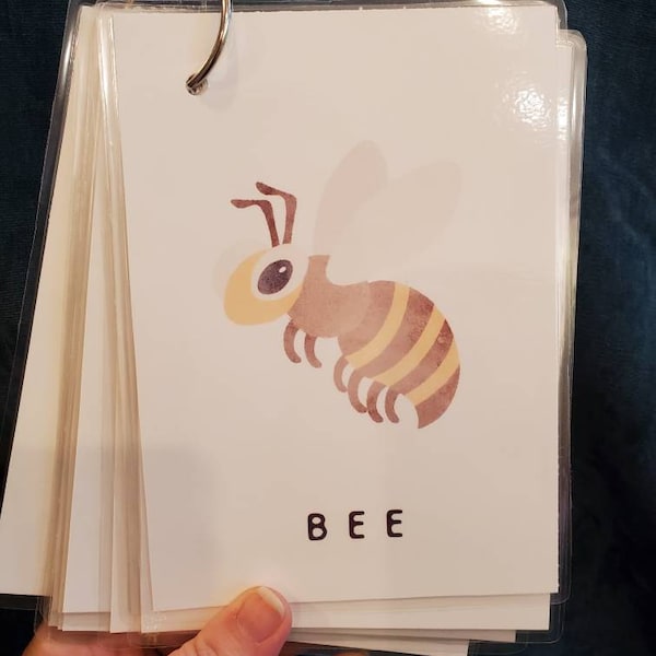 20 Farm Animals Cards, Montessori Flash Cards, Pre-school Cards ...