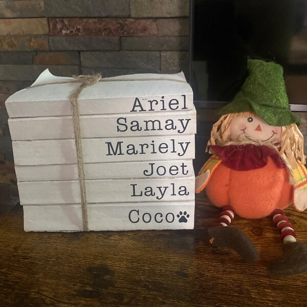 Adding Last Name Cover Page to a Book Order - Etsy