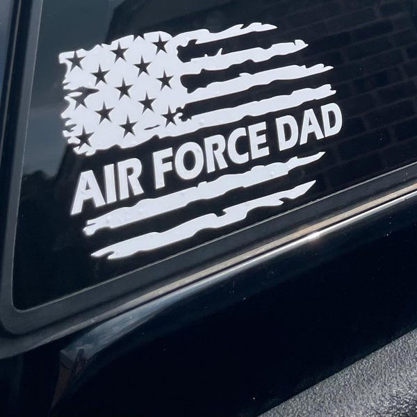 Air Force Dad Flag,military Dad Flag,us Air Force Flag,usaf Flag Decal ...