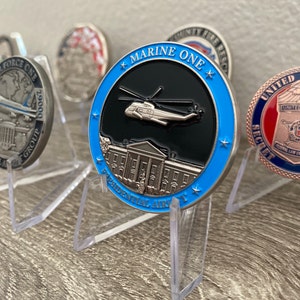 US Marines HMX-1 Marine One Presidential Airlift Challenge Coin 2" (26 ...