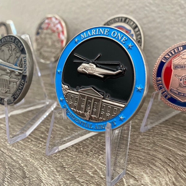 US Marines HMX-1 Marine One Presidential Airlift Challenge Coin 2" (26 ...