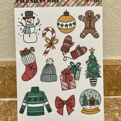 Craft Stickers Kawaii Crafting Stickers Knitting Stickers - Etsy