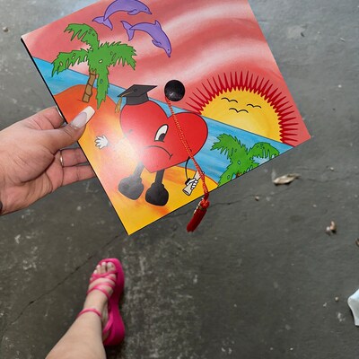 Western Grad Cap CARDSTOCK Graduation Cap Design Cowgirl Grad Cap ...