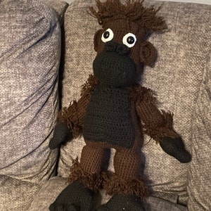 Sasquatch Crochet Pattern, Bigfoot, Amigurumi, Yeti, Handmade Doll ...