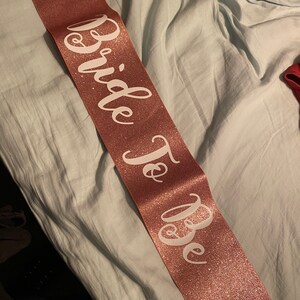 1 Pc Custom Text Personalized Name Sash Luxurious Satin Foil | Etsy