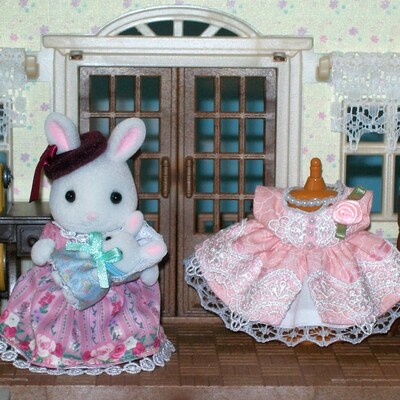 WITCH DRESS for MOTHER Original Hand-made Dress for Calico Critters ...