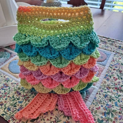 Mermaid Tail Handbag Crochet Pattern Only - Etsy