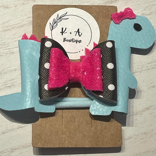 Bronto Dinosaur Bow SVG, Dino Bow SVG, Dino Party Fun Bow, Svg Files ...