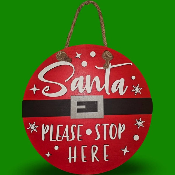 Christmas Round Signs SVG Bundle, Christmas Door Hangers, Glowforge ...