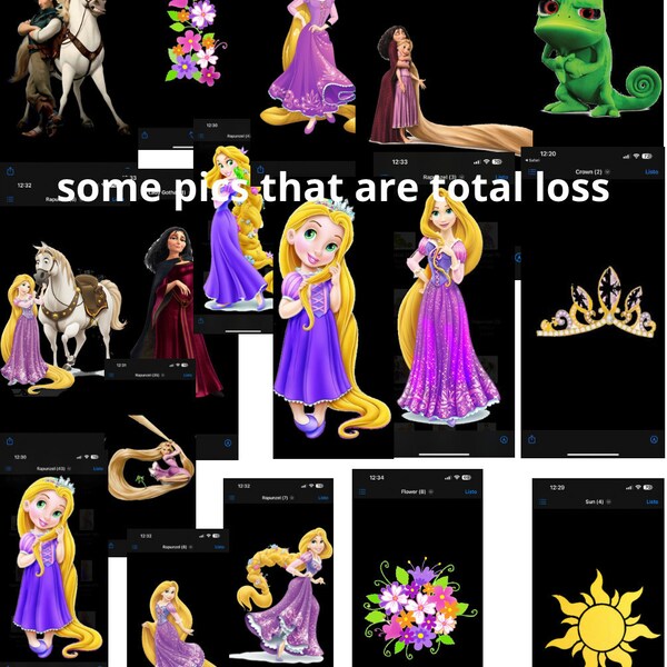 Tangled PNG Mega Bundle, Tangled SVG, Flynn Rider Svg, Rapunzel Png ...