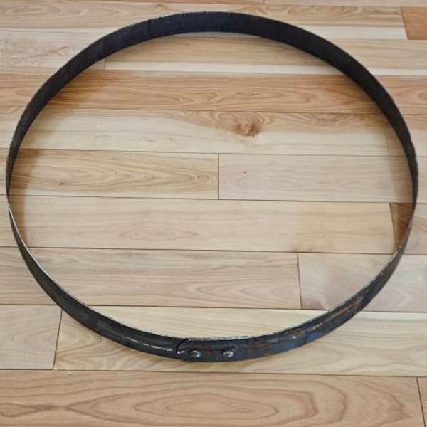 Rustic Whiskey Barrel Hoops: Reclaimed Metal Rings, Craft Supplies ...