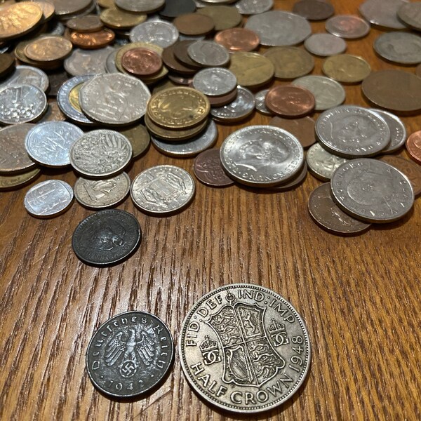 2 Lbs. (2 Pounds) of Bulk Foreign Coins (great for Collecting, School ...