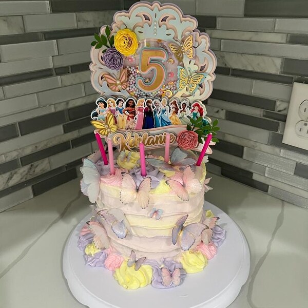 Princess Cake Topper / Princess Topper / Princess Shaker Topper ...